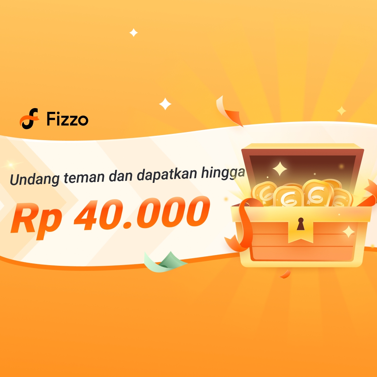 Unduh Fizzo & Dapatkan Hadiah